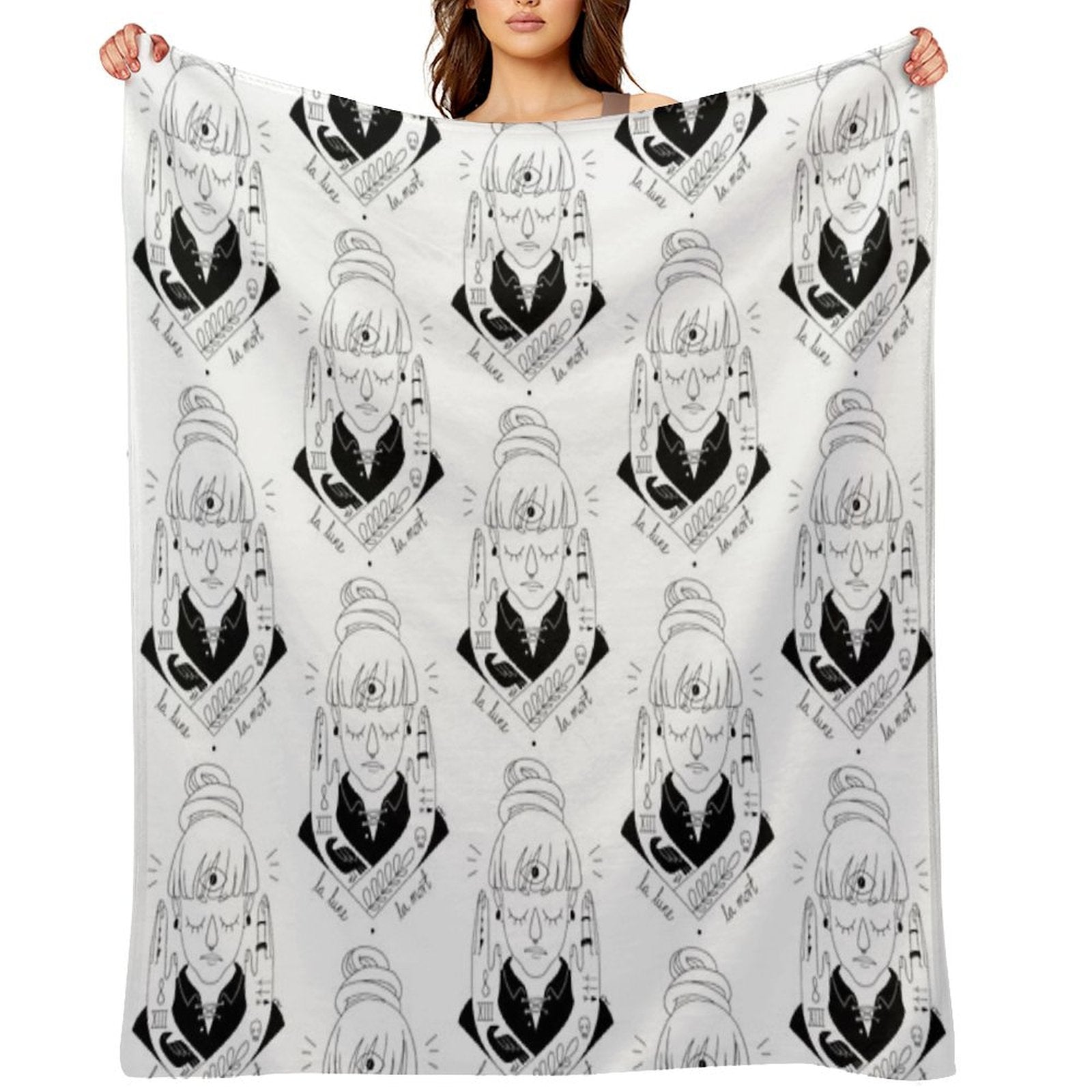 Moon Death Throw Blanket – BionZax